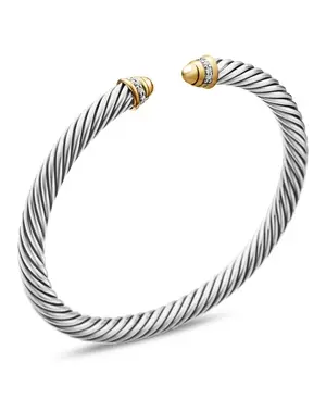 David Yurman Cable Classics Bracelet With Diamonds