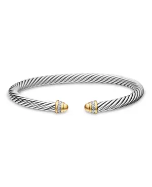 David Yurman Cable Classics Bracelet With Diamonds