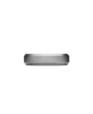 David Yurman Titanium Beveled Band Ring - Gray