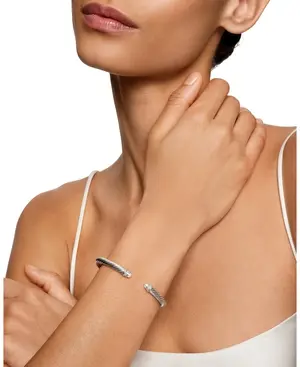 David Yurman Cable Classics Bracelet With Cultured Freshwater Pearls And Diamonds - Pearl