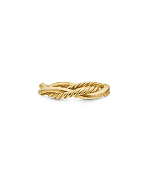 David Yurman 18k Yellow Petite Infinity Ring - Gold