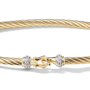 David Yurman Cable Collectibles Buckle Bracelet - Gold