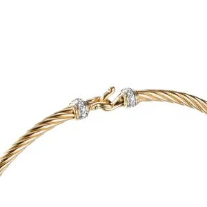 David Yurman Cable Collectibles Buckle Bracelet - Gold