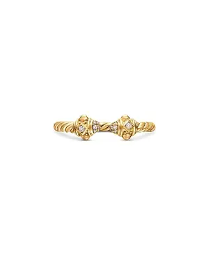 David Yurman Renaissance Diamond Ring - White/gold