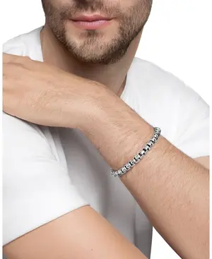 David Yurman Box Chain Bracelet - Silver