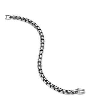 David Yurman Box Chain Bracelet - Silver