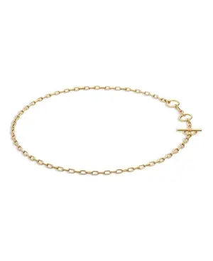 David Yurman 18k Yellow Dy Madison Three Ring Chain Necklace - Gold