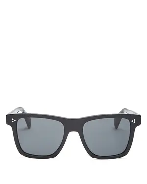 Oliver Spencer Casian Square Sunglasses, 54mm - Black/gray