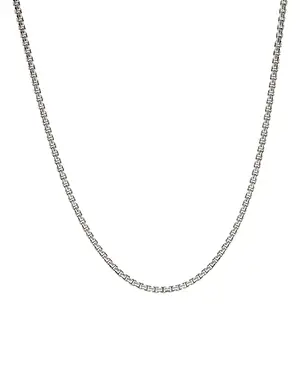 David Yurman Box Chain Necklace - Silver