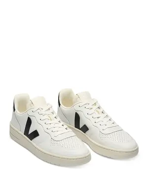 VEJA V- Low Top Sneakers - White/black