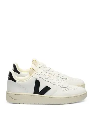 VEJA V- Low Top Sneakers - White/black