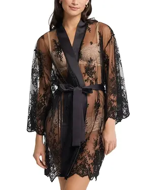 Rya Collection Darling Lace Cover Up - Black