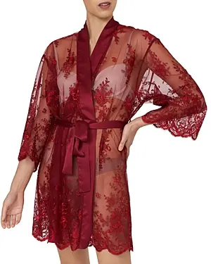 Rya Collection Darling Lace Cover Up Sangria