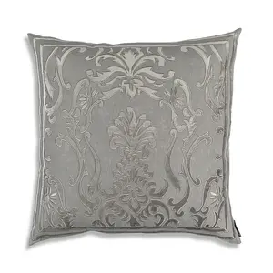 LILI ALESSANDRA Louie Square Pillow - Light Gray