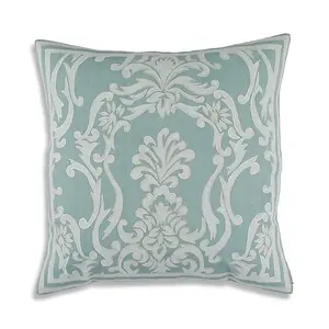 LILI ALESSANDRA Louie Square Pillow - Spa/white