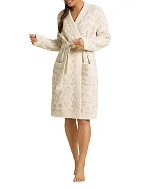 Barefoot Dreams Cozychic Barefoot In The Wild Robe Cream-stone