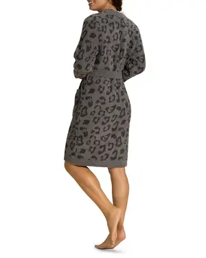 Barefoot Dreams Cozychic Barefoot In The Wild Robe - Graphite/carbon