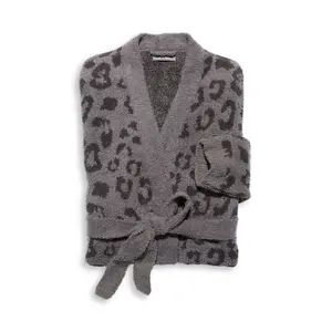 Barefoot Dreams Cozychic Barefoot In The Wild Robe - Graphite/carbon