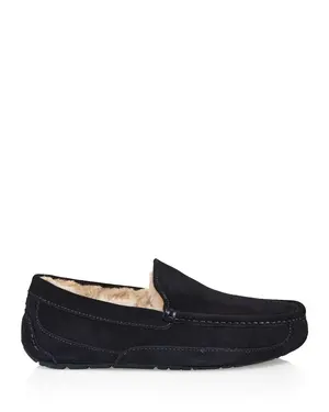UGG Ascot Suede Slippers - Black