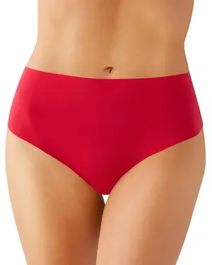 Wacoal B. Tempt'd By Wacoal B. Bare Hi Waist Thong Crimson Red