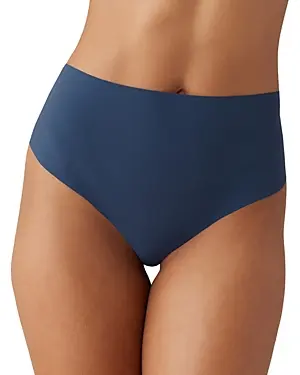 Wacoal B. Tempt'd By Wacoal B. Bare Hi Waist Thong Crown Blue