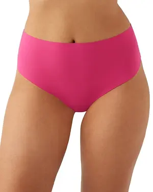 Wacoal B. Tempt'd By Wacoal B. Bare Hi Waist Thong Rasberry Sobert