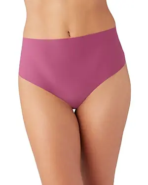 Wacoal B. Tempt'd By Wacoal B. Bare Hi Waist Thong Raspberry Coulis