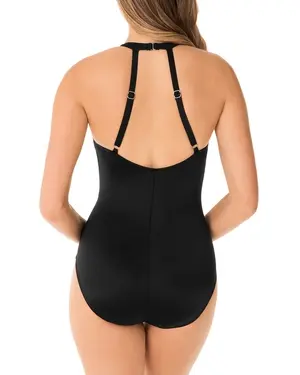 Miraclesuit Rock Solid Wrapsody One-piece Swimsuit - Black