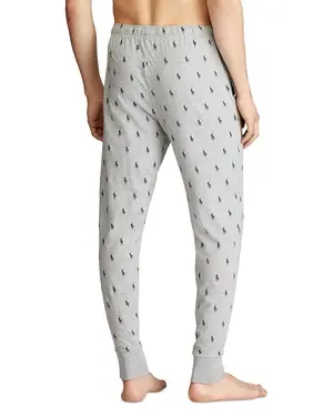 Polo Ralph Lauren Pony Print Pajama Jogger Pants - Andover Heather