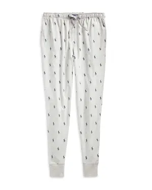 Polo Ralph Lauren Pony Print Pajama Jogger Pants - Andover Heather