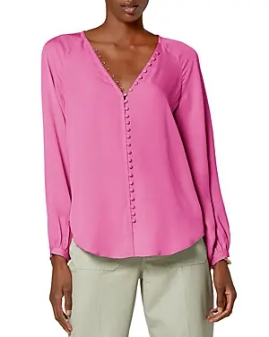 Joie Shariana Silk Button Blouse