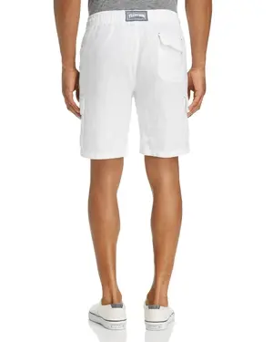 Vilebrequin Solid 10" Drawstring Shorts - White
