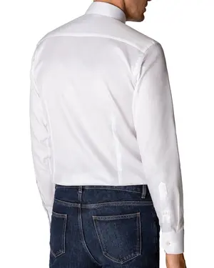 Eton Slim Fit Signature Twill Dress Shirt - White