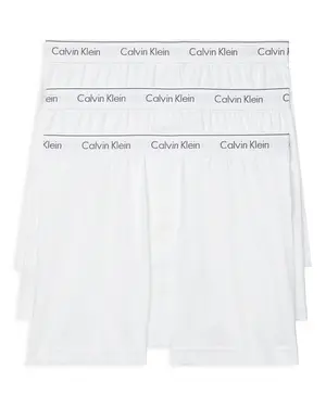Calvin Klein Traditional Boxers, Pack Of 3 - White