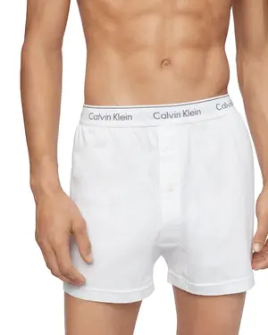 Calvin Klein Traditional Boxers, Pack Of 3 - White