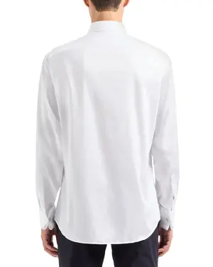 Emporio Armani Bib-front Tuxedo Shirt - White