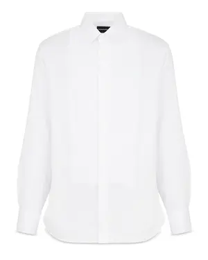 Emporio Armani Bib-front Tuxedo Shirt - White