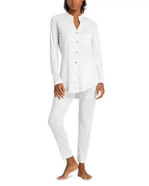 Hanro Pure Essence Pajama Set Off White
