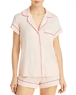Eberjey Gisele Shortie Short Set Bellini/pink