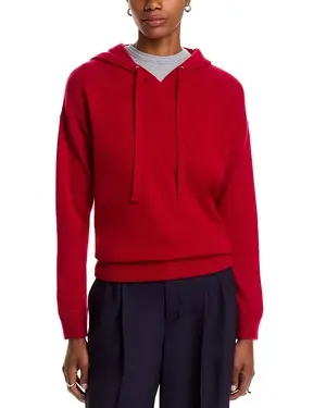 Bloomingdale'S C Exclusive Pullover Cashmere Hoodie - Brick