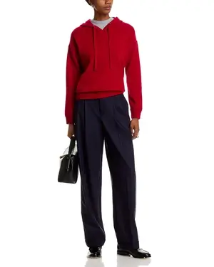 Bloomingdale'S C Exclusive Pullover Cashmere Hoodie - Brick