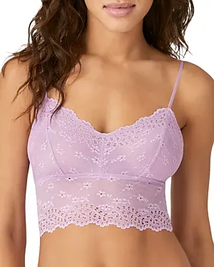 Wacoal B. Tempt'd By Wacoal Inspired Eyelet Longline Bralette Lavender Herb