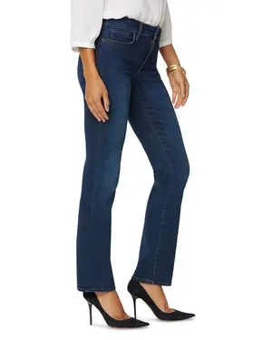 NYDJ Marilyn High Rise Straight Jeans - Quinn