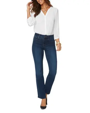 NYDJ Marilyn High Rise Straight Jeans - Quinn
