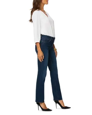 NYDJ Marilyn High Rise Straight Jeans - Quinn