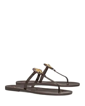 Tory Burch Mini Miller Jelly Thong Sandals Coco/gold
