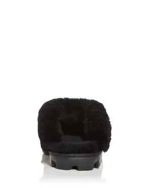 UGG Coquette Shearling Slippers - Black
