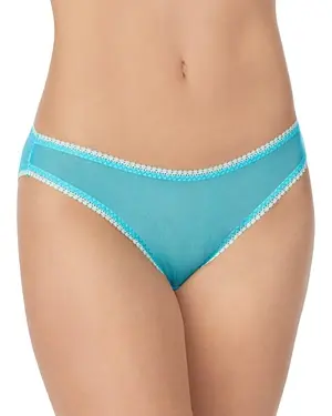 ON GOSSAMER Mesh Hip Bikini Aqua Surf