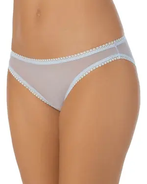 ON GOSSAMER Mesh Hip Bikini Baby Lavender