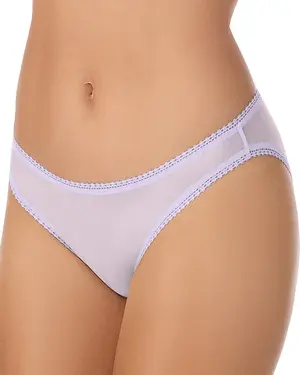 ON GOSSAMER Mesh Hip Bikini Light Lavender